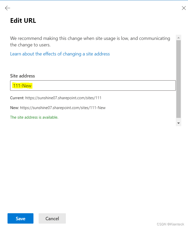 Microsoft 365 - 如何Rename SharePoint Online Site的URL_rename site ...