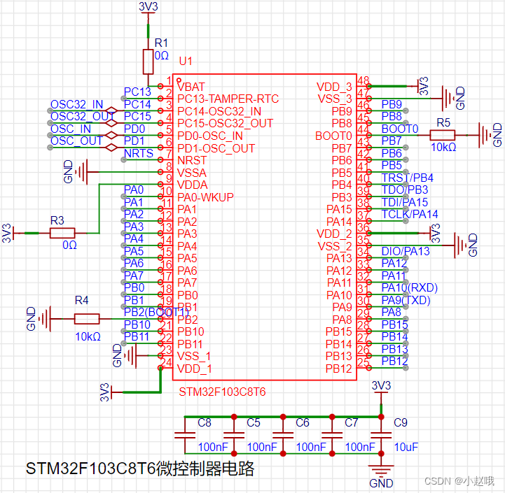 立创EDA入门教程 画STM32F103c8t6开发板_立创eda网页版和专业版的区别-CSDN博客