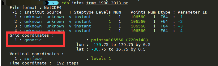 如何解决 cdo转换经度-180~180 为0~360时出现报错：cdo sellonlatbox: Unsupported grid type: generic的问题_经度360和-180 ...
