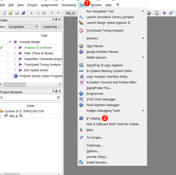 从最基本细节开始：quartus:FPGA利用rom查表法产生DDS_quartus dds-CSDN博客