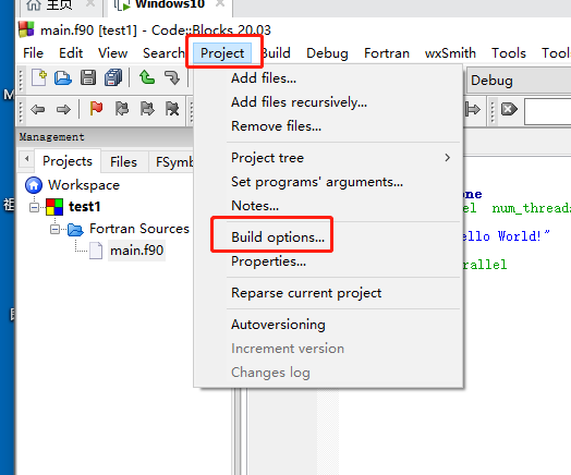 Windows下Fortran语言的编译环境之CodeBlocks配置_fortran codeblocks-CSDN博客