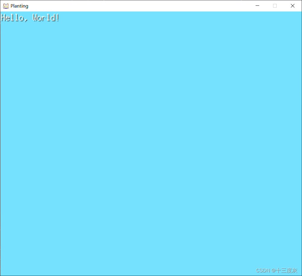 用go语言实现一个平面像素小游戏(一)_planting ebiten-CSDN博客