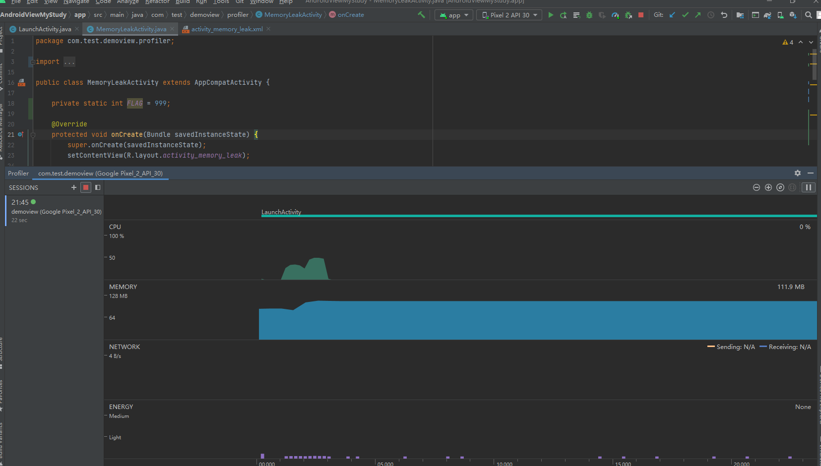 使用Android Studio 查看内存泄漏_as hprof 分析内存泄露-CSDN博客
