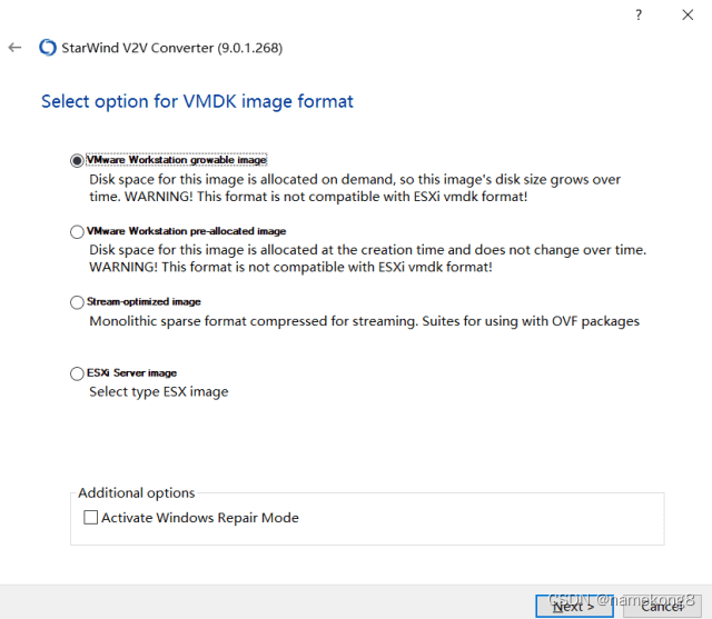 StarWind V2V Converter - 免费好用的 img 转换 vmdk 格式软件-CSDN博客