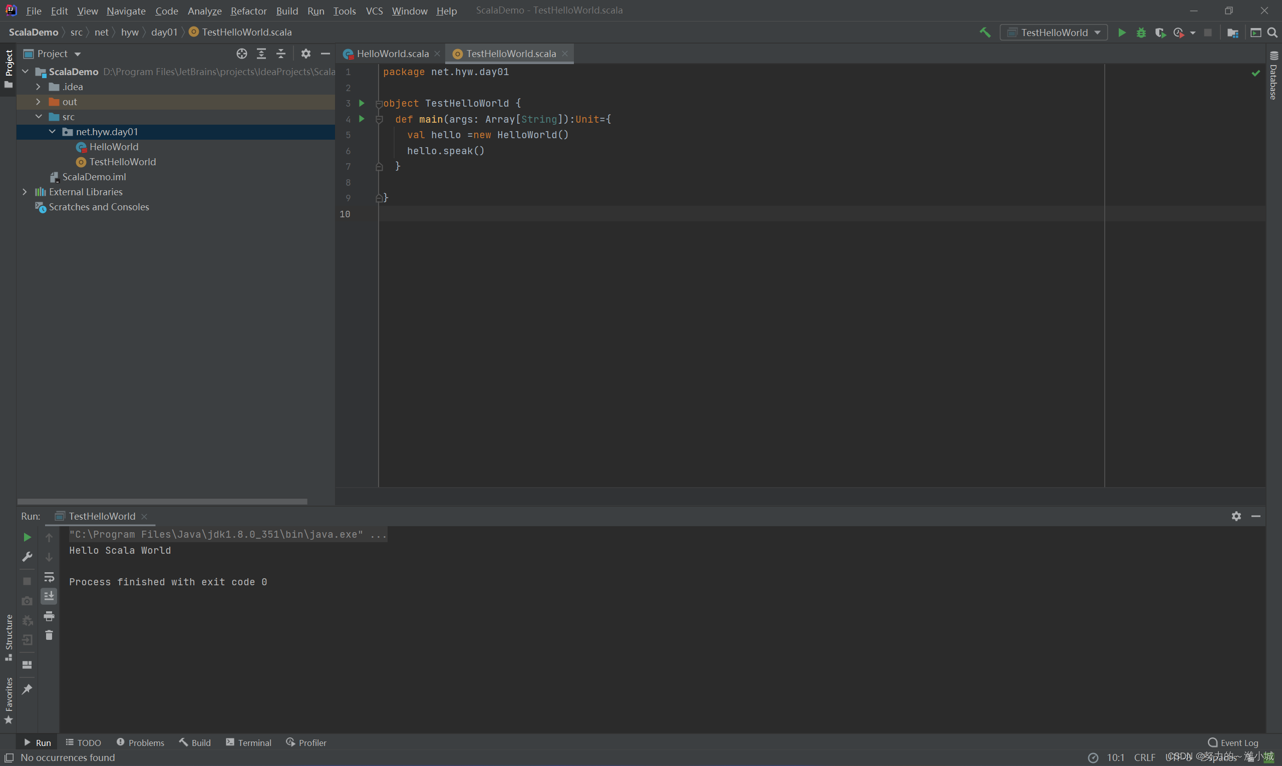 大数据处理学习笔记13 使用scala集成开发环境 Csdn博客
