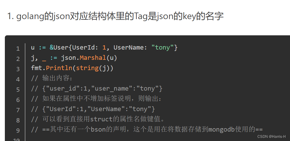 Go的Struct结构体和(Json Form tag)_go 结构体字段tag json-CSDN博客
