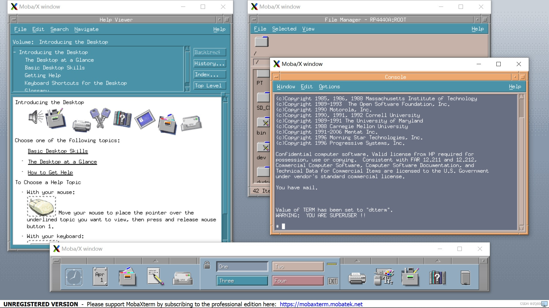 利用MobaXterm通过图形界面管理HP Unix系统_mobaxterm xclock-CSDN博客