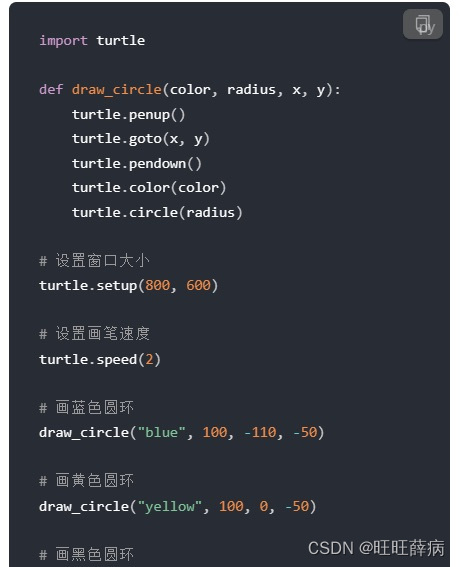 如何用python画奥运五环 Csdn博客 