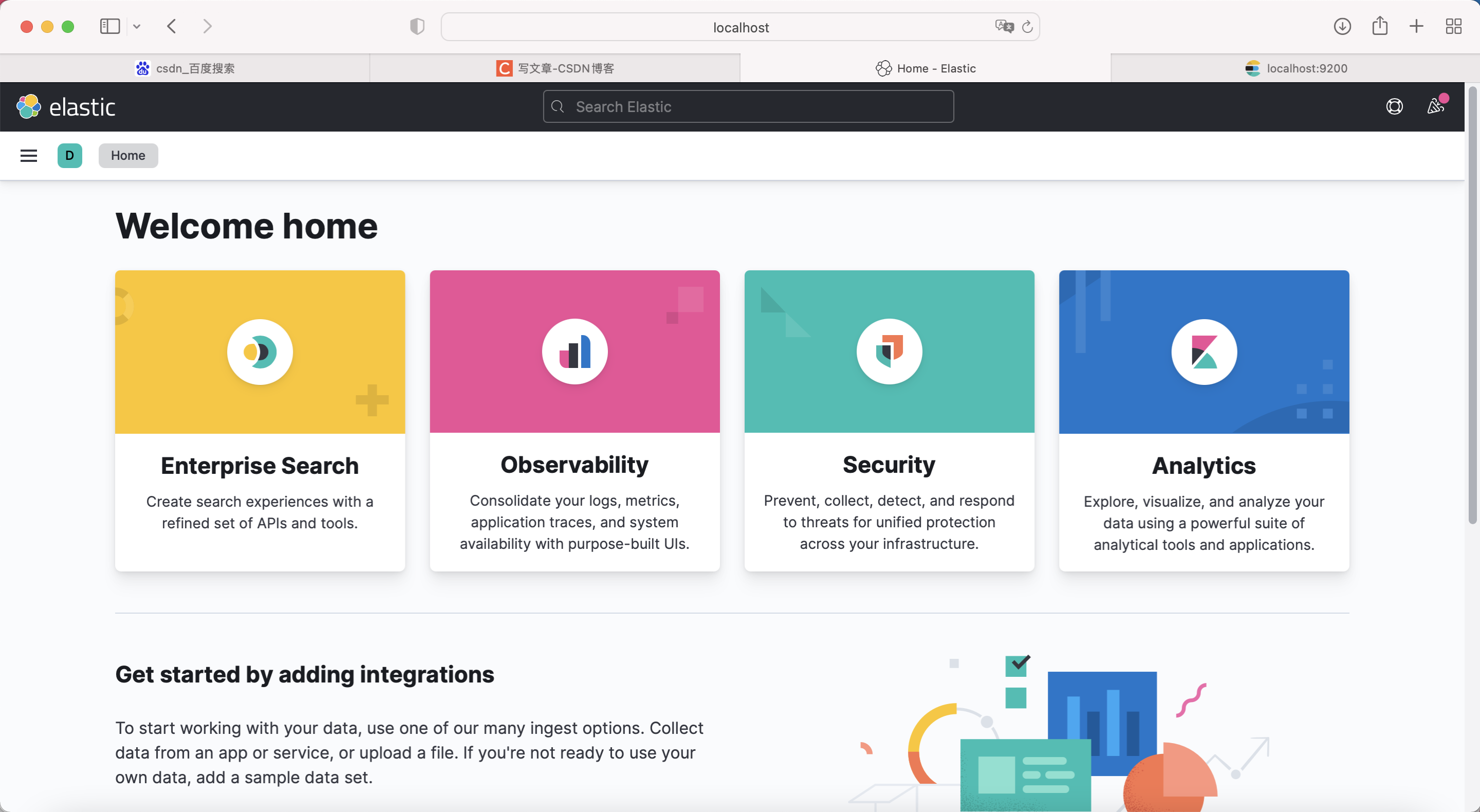 Mac m1 使用docker安装 elasticsearch 和 kibana_支持m1的kibana-CSDN博客