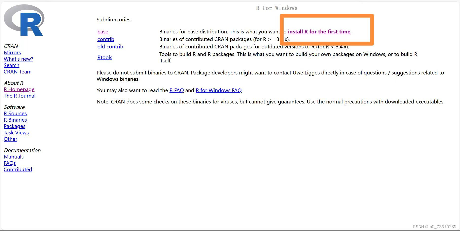 R和Rstudio的安装（超详细）_r studio-CSDN博客