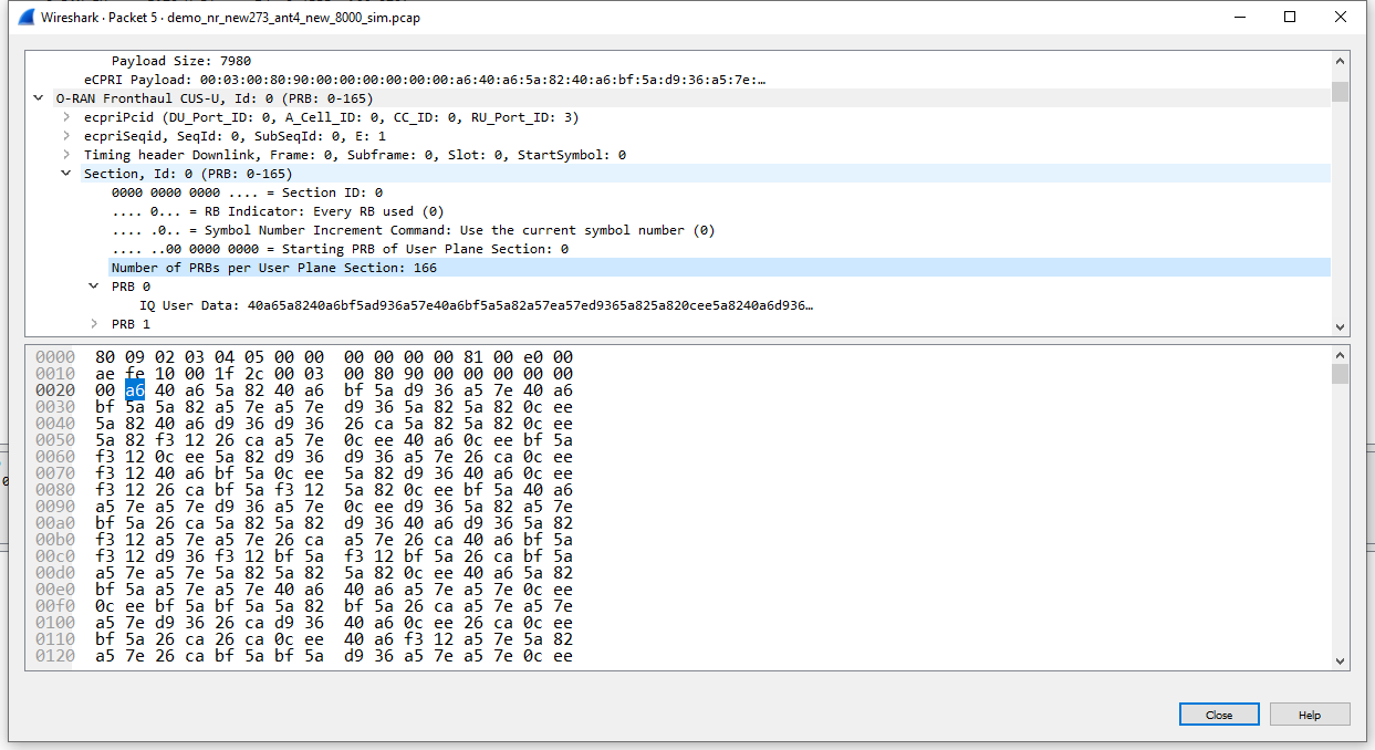 O-RAN-radio-interface(eCPRI、RB、RE、PRB、帧结构、子载波、pcap)_oran协议 u-plane协议-CSDN博客