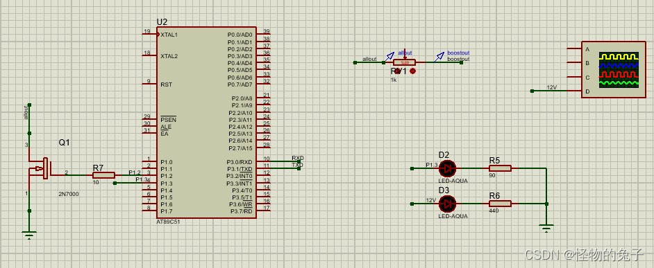 proteus应用——开关电路_proteus开关-CSDN博客