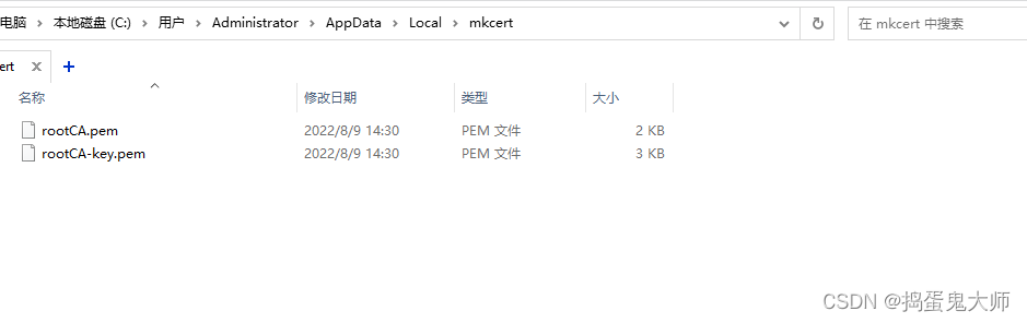 mkcert在windows系统上制作SSL证书-CSDN博客
