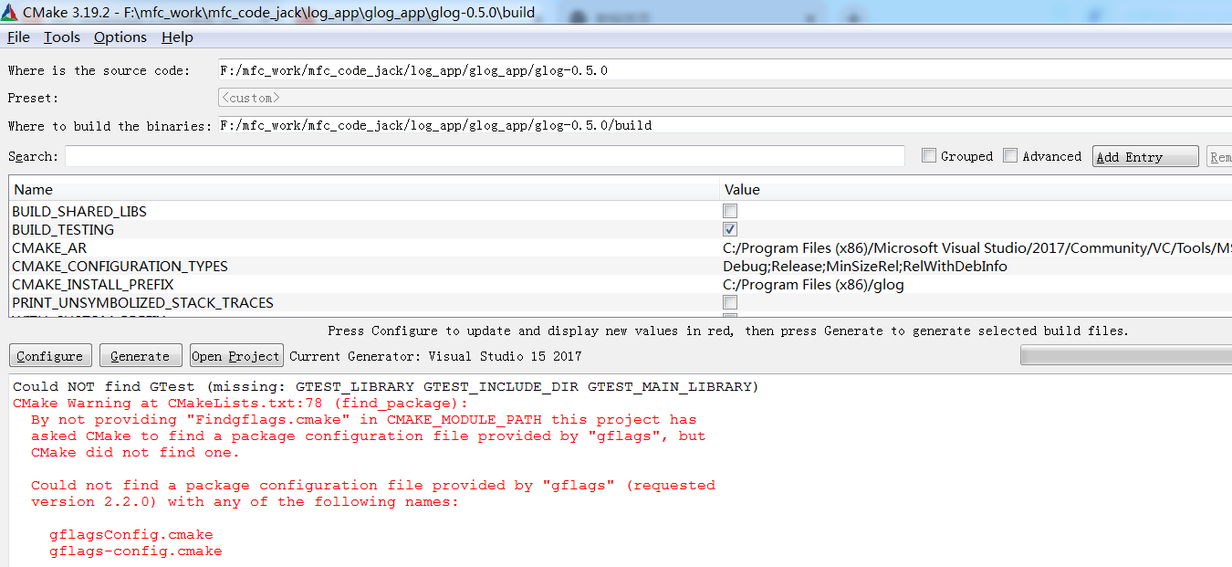 visual studio glog日志库_windows 下glog默认文件路径-CSDN博客