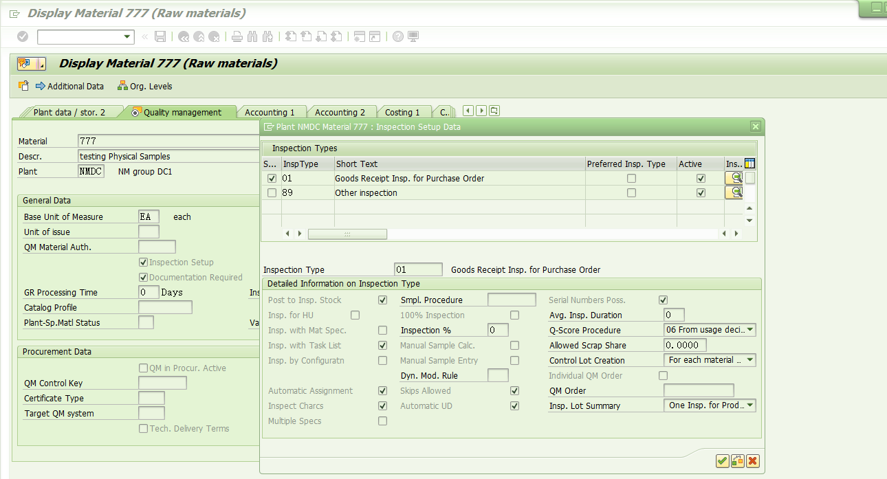 SAP QM 高阶之Physical Sample Management_phisical sample-CSDN博客