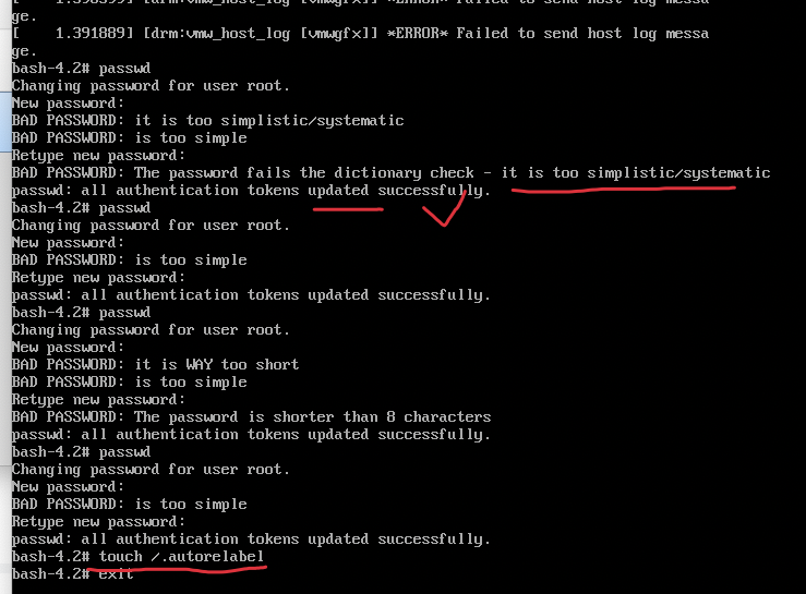 centos 7 重设密码总是失败_centos7重置密码一直不成功怎么办-CSDN博客