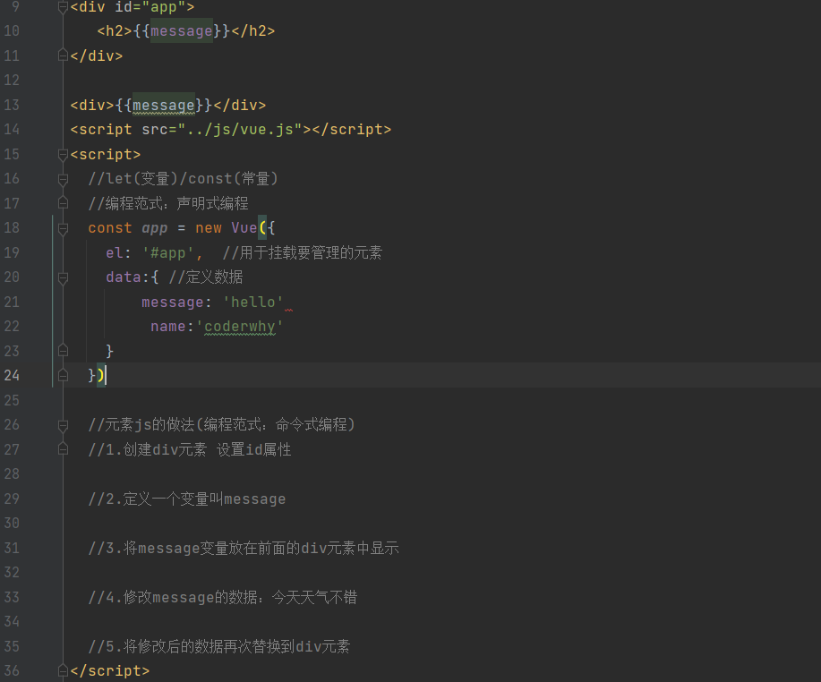 Vuejs学习笔记1_用于设置vue.js页面视图的元素是-CSDN博客