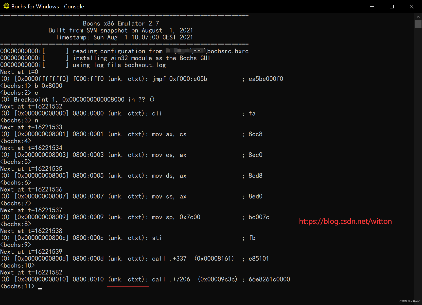 使用Bochs调试操作系统代码 – 源码巴士