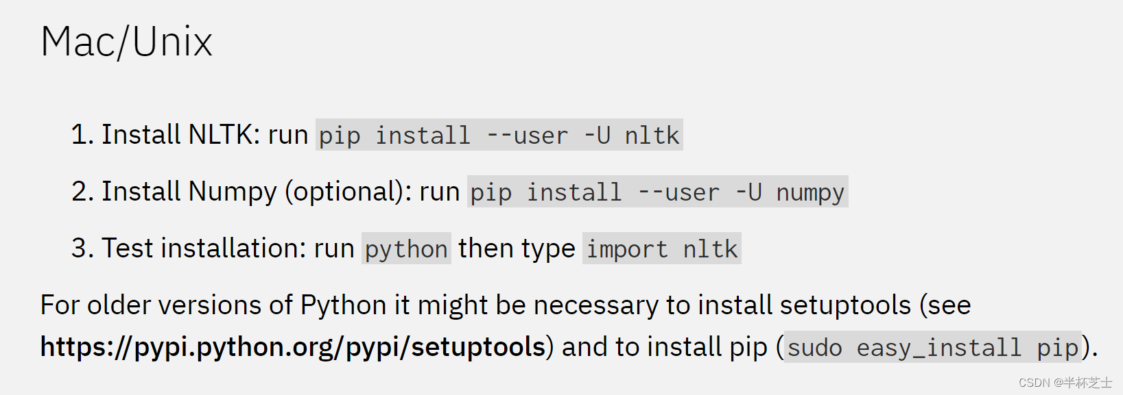 nltk 在Linux Ubuntu中的安装_ubuntu 安装 nltk-CSDN博客