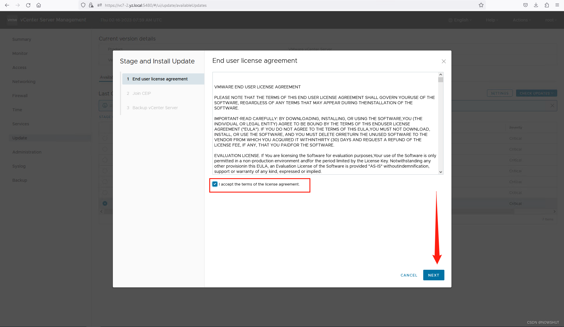【VC 7/8】vCenter Server 更新（小版本升级） Ⅰ—— 使用 vCenter Server 管理界面（VAMI）5480 升级 vCenter Server_vcenter ...