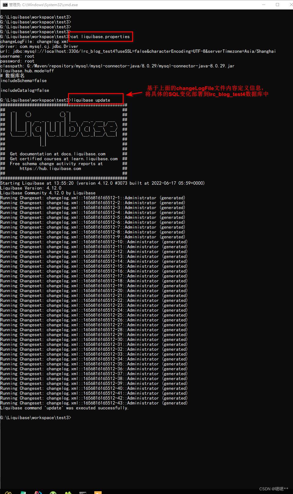 Liquibase学习1 - 安装、简单使用_liquibase教程-CSDN博客