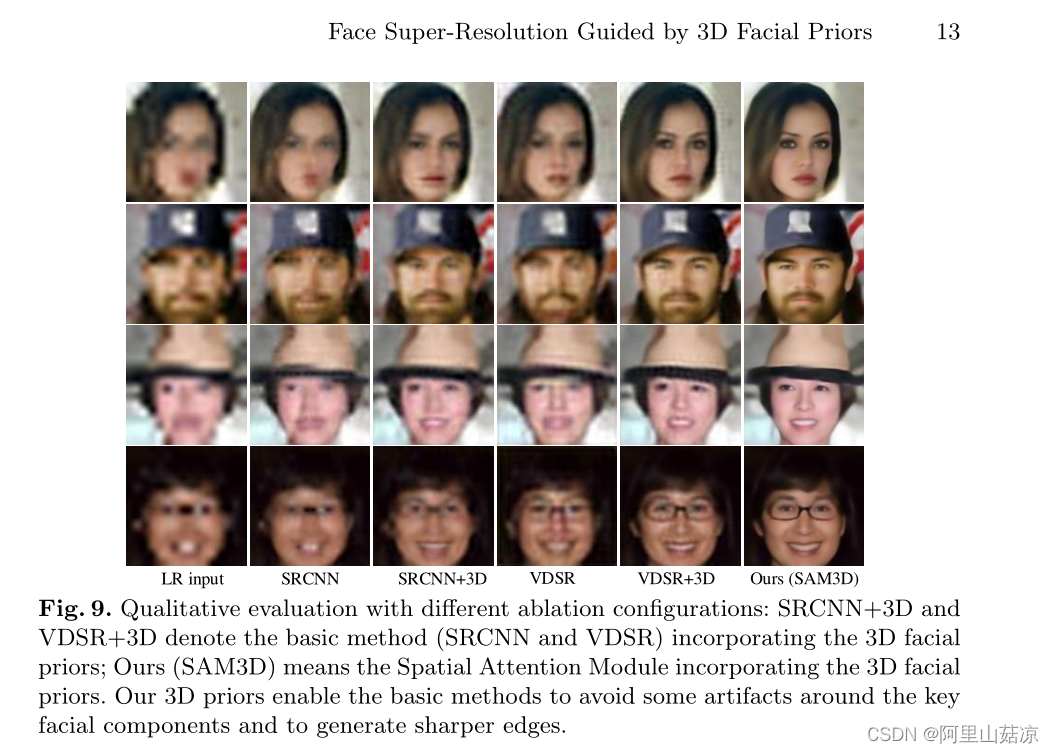 由三维面部先验指导的面部超级分辨率 （读书笔记）spatial Feature Transform Csdn博客