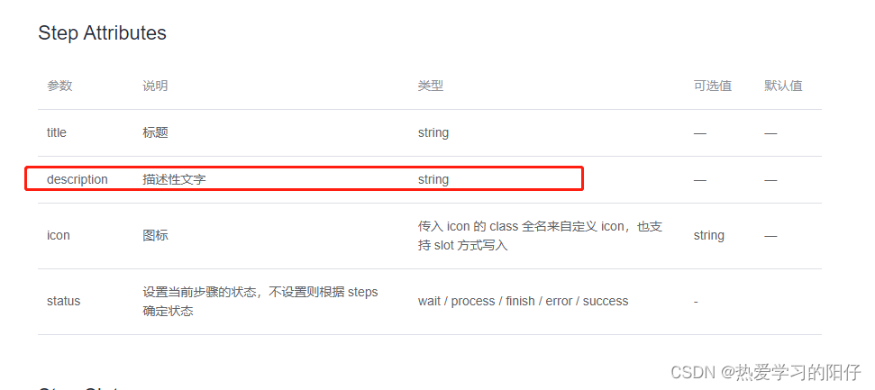 el-step 步骤条中添加信息_el-steps前面添加说明-CSDN博客