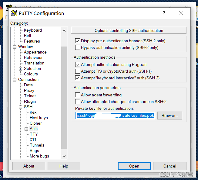 putty使用公私钥server refused our key_putty keygen-CSDN博客