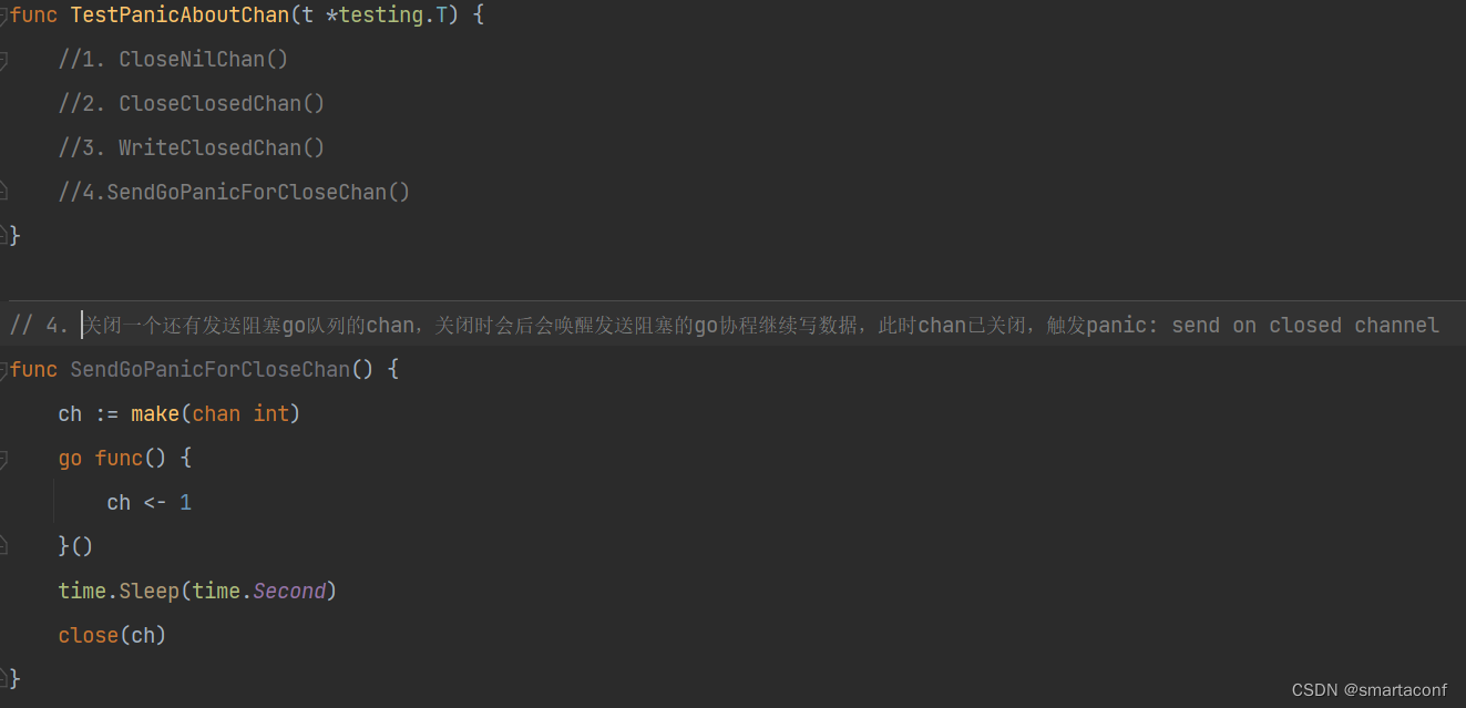 【Go】channel相关的panic场景_go channel panic-CSDN博客