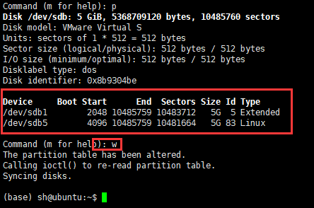 虚拟机ubuntu通过fdisk命令扩充硬盘容量，分区简单说明_ubuntu fdisk分区-CSDN博客