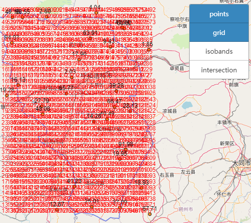 Leaflet加turf生成等值线图（或色斑图）并单击显示值_leaflet 等值线-CSDN博客