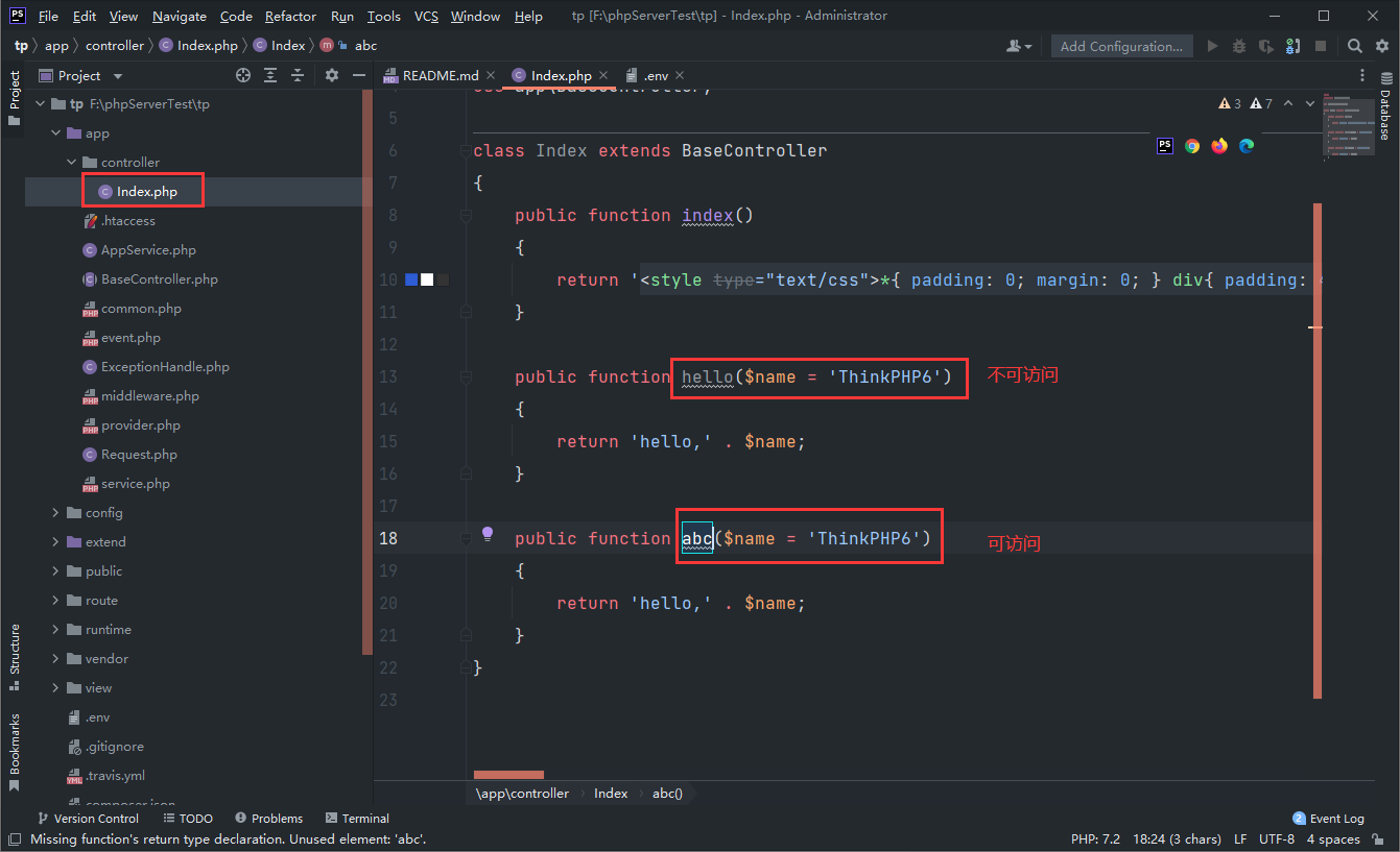 thinkphp6 URL访问出现的问题_tp6 兼容url不生效-CSDN博客