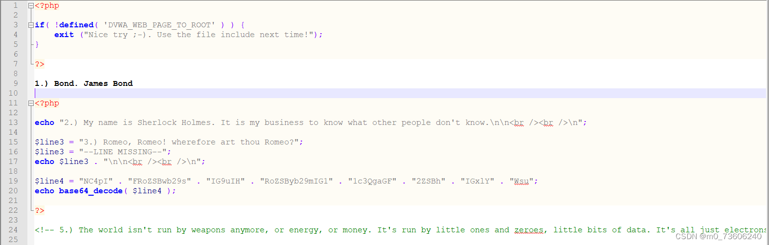 DVWA 文件包含_dvwa怎么查看源码-CSDN博客