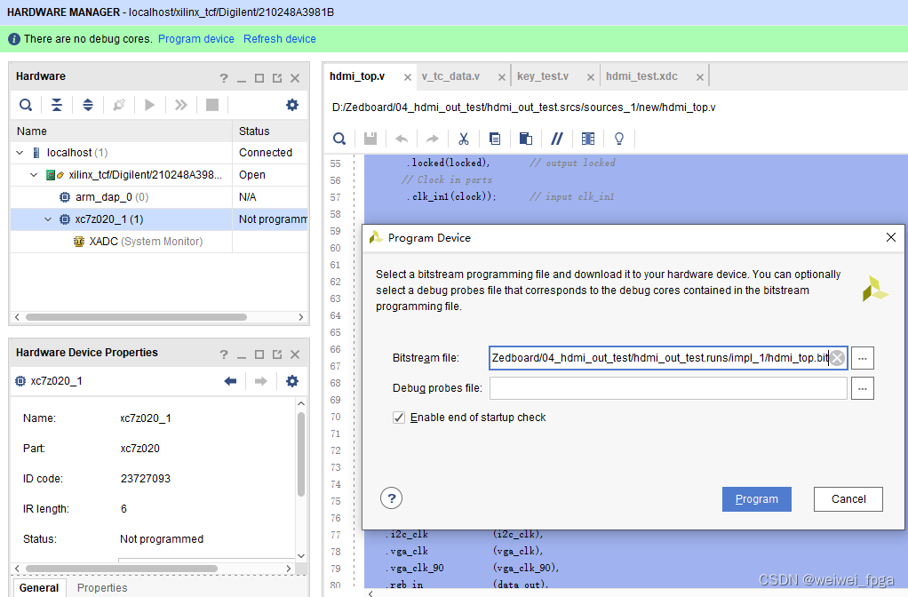 ZedBoard教程PL篇(4):hdmi芯片AD7511输出显示彩条-CSDN博客