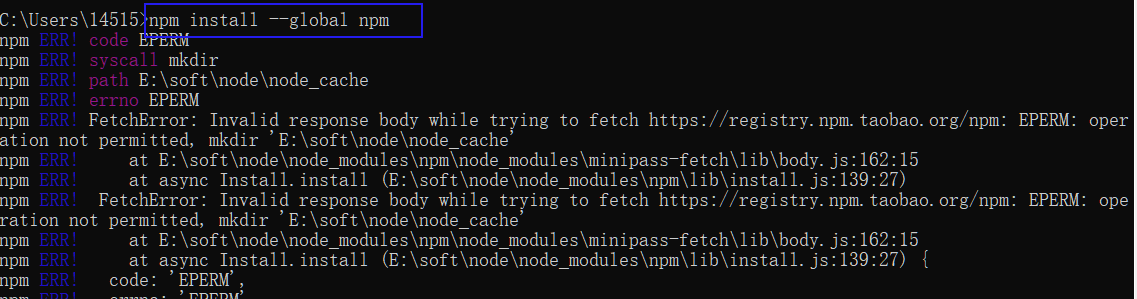 Node.cpm以及cnpm的详细安装教程(包含出错解决)_安装cpm-CSDN博客