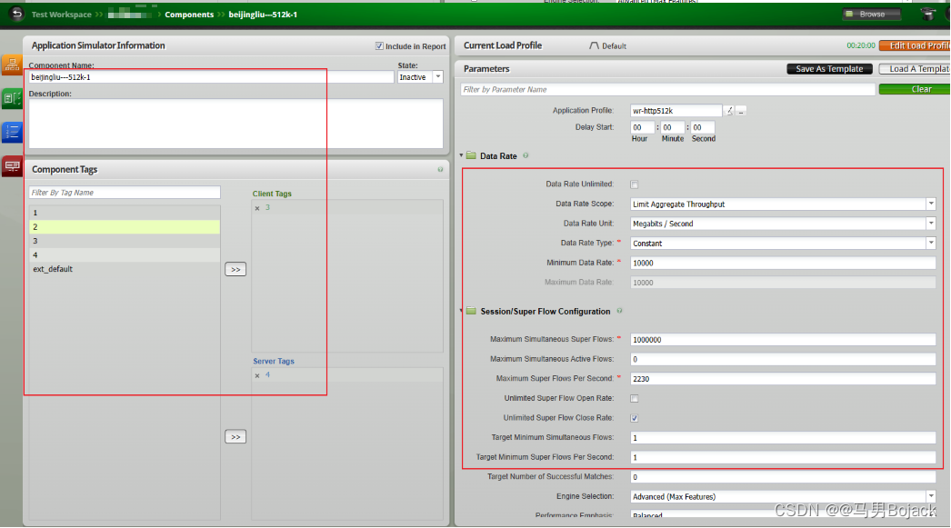 IXIA测试仪及汇聚分流打流配置（吞吐20G，分别打到两个口）_ixia测试仪应用吞吐 新建背景流怎么调低-CSDN博客
