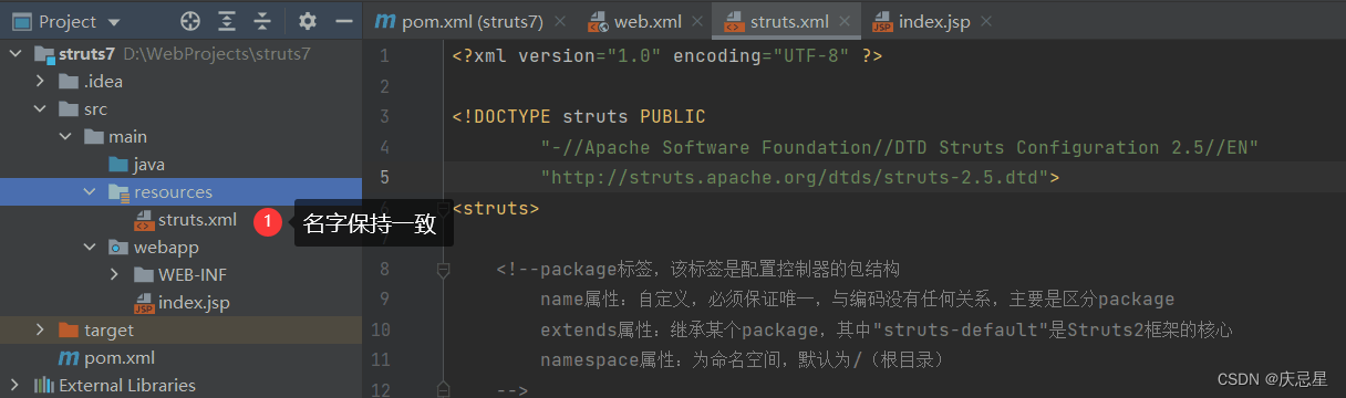 Struts2入门案例-使用Maven创建_maven struts-CSDN博客