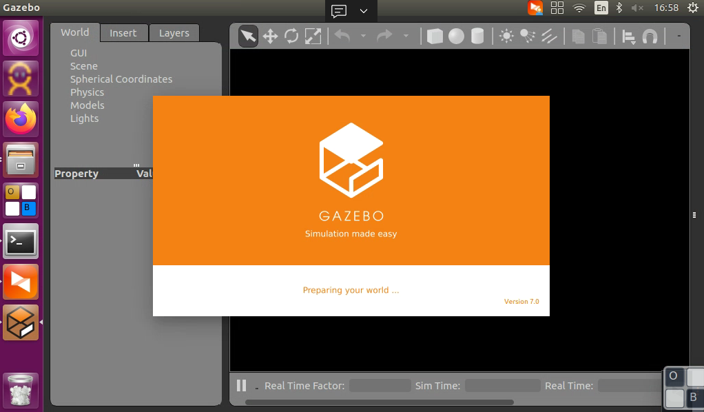 【踩坑记录】Gazebo启动慢，画面卡“Preparing your world”_gazebo卡在启动界面-CSDN博客