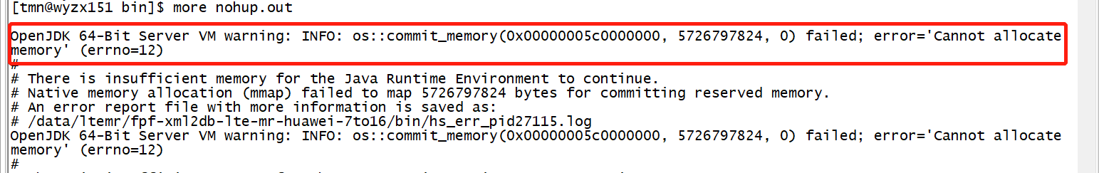 OpenJDK 64-Bit Server VM warning: INFO: os::commit_memory(0x00000005c0000000, 5726797824, 0 ...