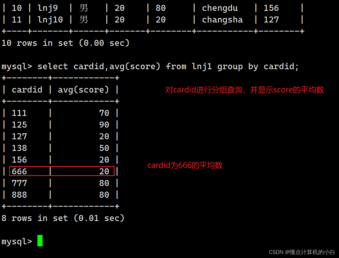 Mysql进阶语句 Mysql 语句进阶 Csdn博客
