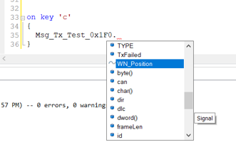 Send a message via Canoe Capl - Programmer Sought