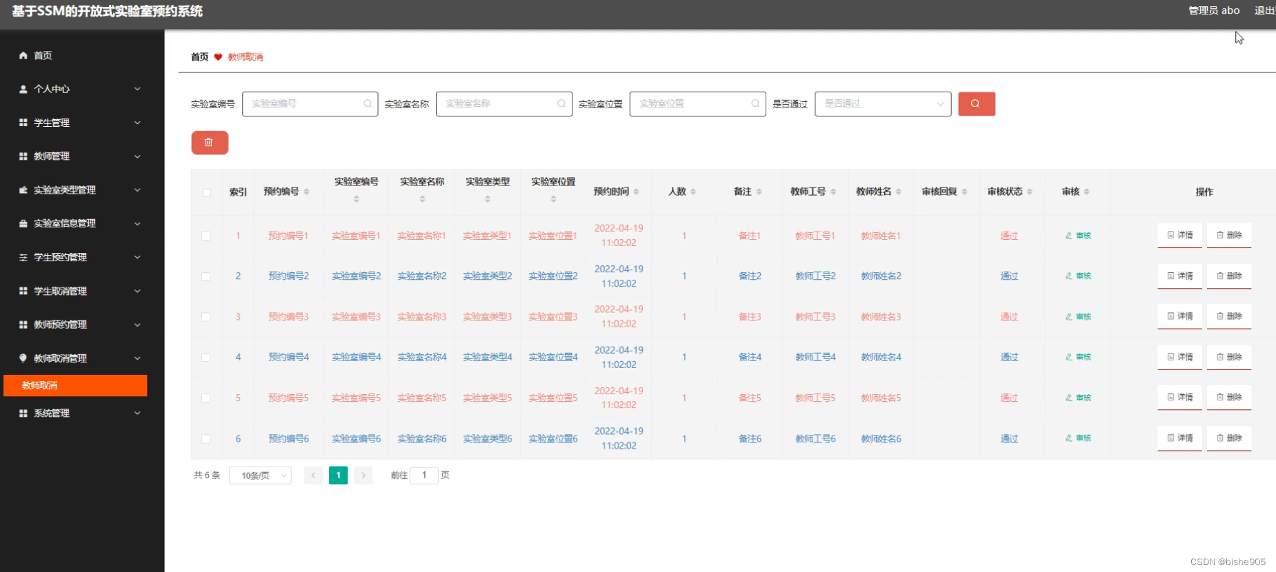 Java计算机毕业设计ssm基于ssm的开放式实验室预约系统77sa0(附源码、数据库)abo Ssm Csdn博客