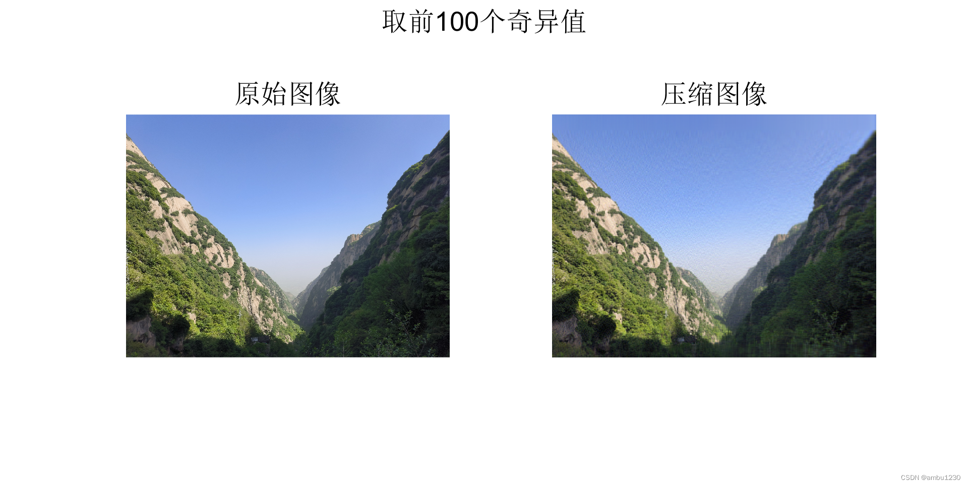 Svd进行图像压缩案例svd图片压缩 Csdn博客 