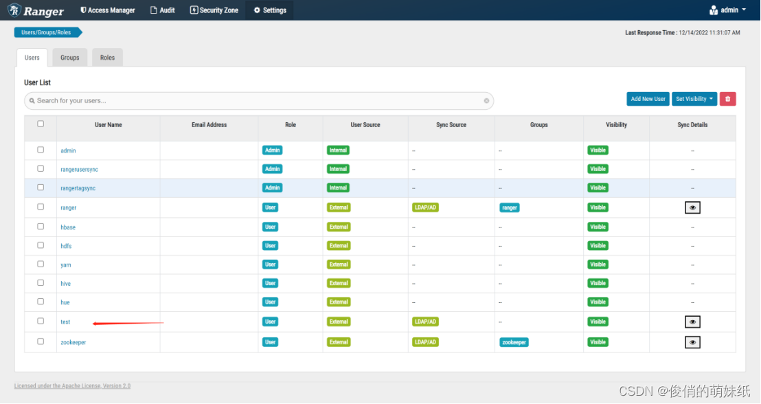 OpenLDAP + Ranger +Kerberos 三方集成实现身份、权限认证_openldap + kerberos + ranger-CSDN博客