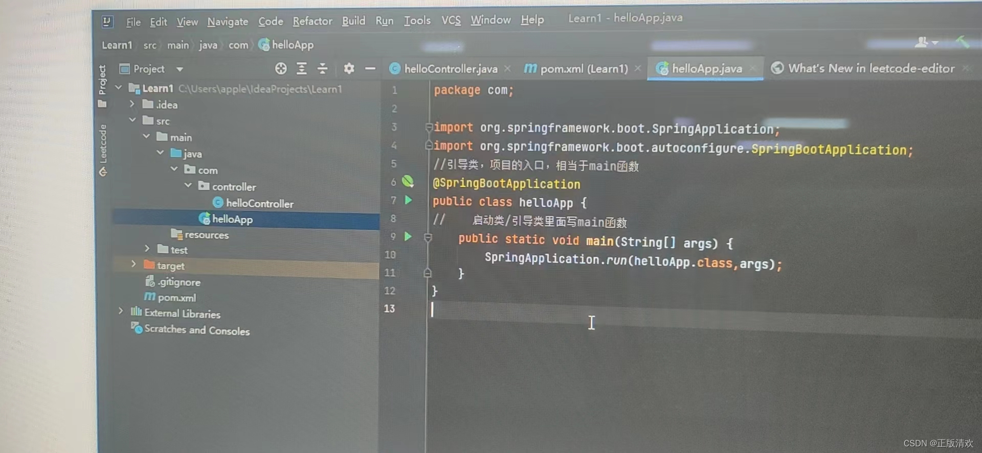 SpringBoot入门学习记录【自用】-CSDN博客