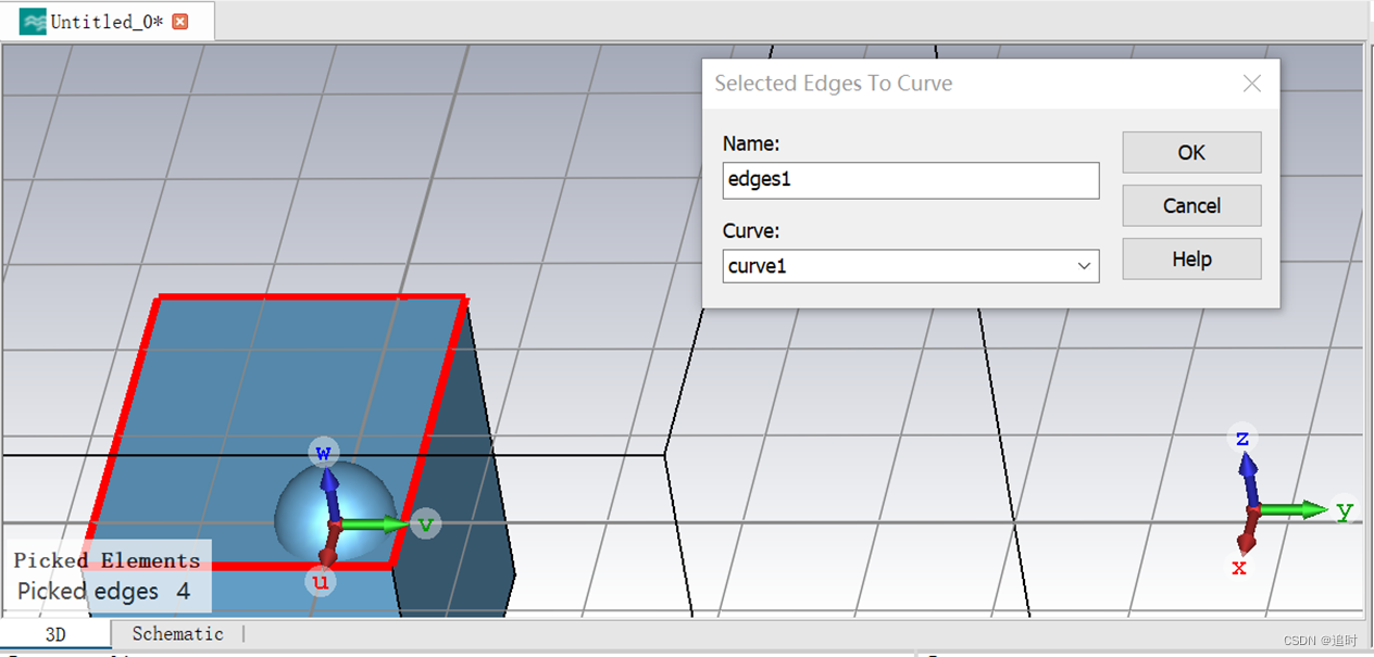 CST2018学习笔记：二、坐标系设置及Picks功能应用_cst坐标系-CSDN博客