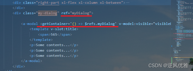antd vue a-model 在组件内修改样式无效的原因_a-modal设置样式不生效-CSDN博客