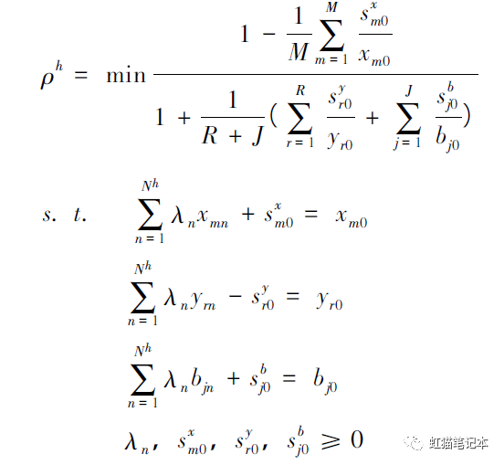 基于含有非期望产出的SBM模型的共同前沿和群组前沿的DEA效率测算-CSDN博客