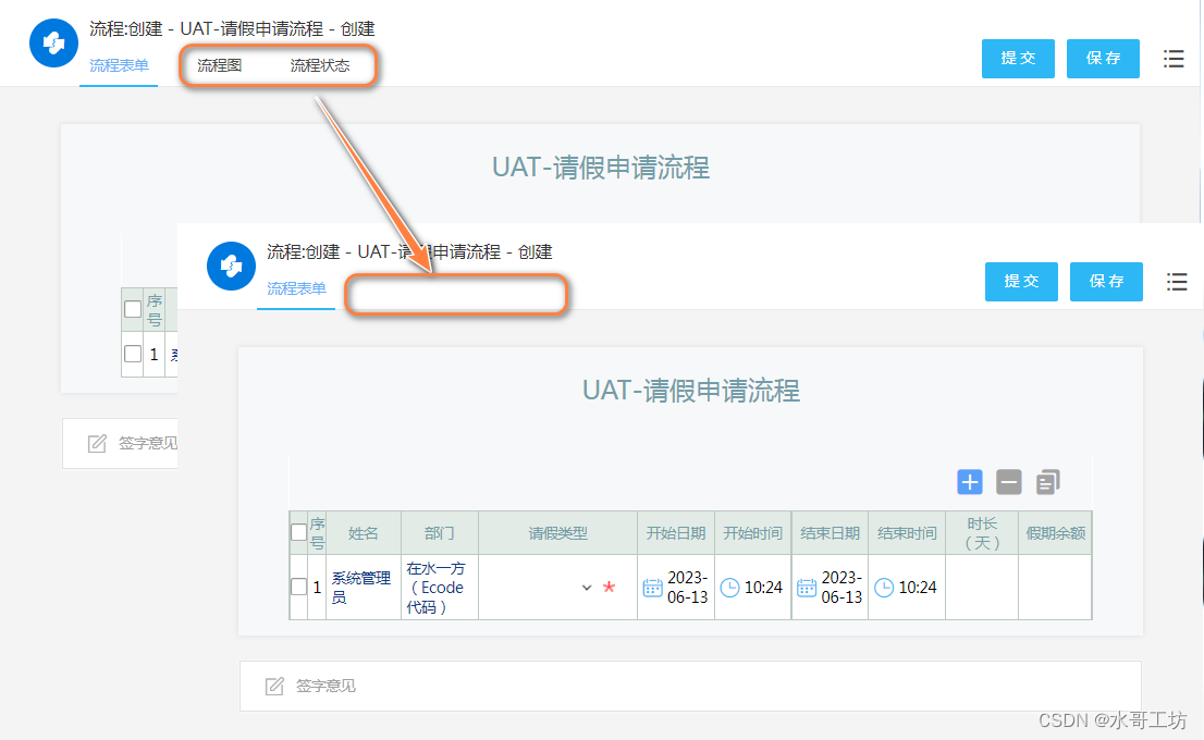 泛微Ecology9.0流程二开亲测：隐藏新建流程页面中的Tab页签_ecode隐藏tab标签-CSDN博客